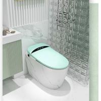 China 3L 6L Floor Mounted Smart Toilet Remote Control Siphonic Flushing for sale