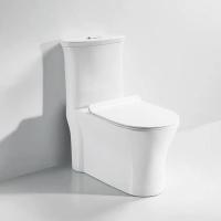 China Green Ceramic Washdown Bathrooms Toilets Square Diamond Shape for sale