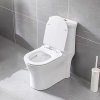 China S Trap Siphonic One Piece Toilet Gravity Flushing Bathroom Suites for sale