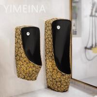 China Ceramic Golden Electroplating Mens Toilet Urinal Gravity Flushing for sale