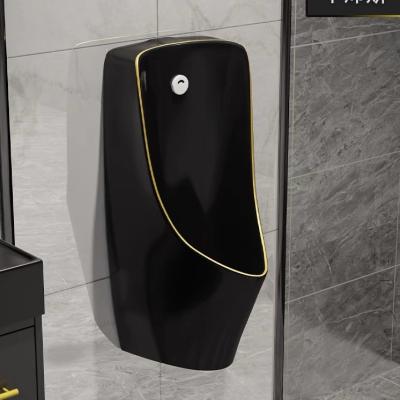 China Gravity Flushing Wall Mounted Urinal Top Spud Male Standard Size for sale