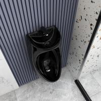 China Convenient Hygienic Wall Hung Urinal 740*310*350mm Built In Filter for sale