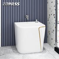 China Ceramic Mop Sink Basin 440x300x400mm Modern Bathroom Wash Basin for Baby Pet for sale