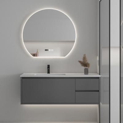 China High Toughness Bathroom Furniture Vanities Solid Wood Material for sale