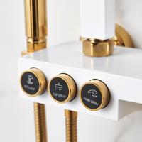China Cold Hot Water Rainfall Sanitary Ware Shower Bathroom Faucets Set for sale