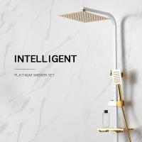 China Cold Hot Water Rainfall Sanitary Ware Shower Bathroom Faucets Set for sale