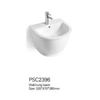 China Chinese Manufacturers Solid Surface Vanity Mini Washing Cheap Ceramic Wall Hung Basin for sale