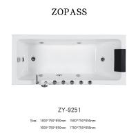 China Acrylic Soaking Free Standing Bathtubs for sale