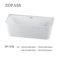 China White Acrylic Free Standing Bathtubs SPA Whirlpool Air Massage for sale