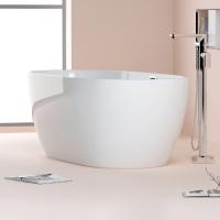 China 1700mm Freestanding Acrylic Soaking Bathtub with Whirlpool Spa CE ISO9001 for sale