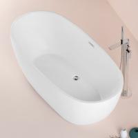 China 1700mm Freestanding Acrylic Soaking Bathtub with Whirlpool Spa CE ISO9001 for sale