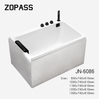 China Length 1.3m Freestanding Air Massage Bathtubs Skirted Body Soaking for sale