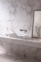 China Table Top Basin Bathroom Sink Ceramic Color White Counter Top Hand Rectangular Art Wash Basin for sale