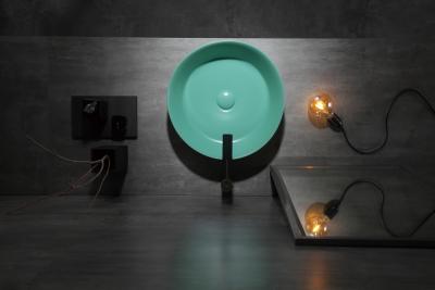 China Ceramic Art 9L Above Counter Sink Mutil Color Custom Made Basins for sale