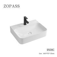 China Countertop Mounted Sanitary Ware Basin For Hotel Home Bathroom for sale