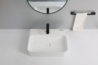 China Countertop Mounted Sanitary Ware Basin For Hotel Home Bathroom for sale
