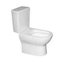 China 3L 6L Dual Flush Two Piece Toilet White Ceramic Floor Mounted WC Bidet for sale