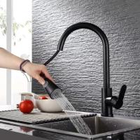 China Pull Out 304 Sanitary Ware Faucet Hot And Cold Water Kitchen Tap for sale