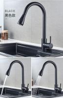 China Pull Out 304 Sanitary Ware Faucet Hot And Cold Water Kitchen Tap for sale