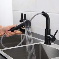 China Black Pull Out Sanitary Ware Faucet for sale
