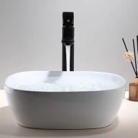 China Deck Mount 304 Stainless Steel Bathroom Faucet Single Handle Square Sink Tap for Hotel for sale