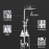 China 304 Stainless Steel Shower Set Wall Mounted Hot And Cold Taps for sale