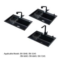 China Double Bowl Vegetable Washing Sink 201 304 Stainless Steel Material for sale