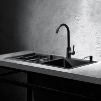 China Double Bowl Vegetable Washing Sink 201 304 Stainless Steel Material for sale