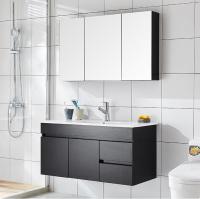 China Plasticity Solid Wood Bathroom Cabinets For Hotel Villa Apartment for sale