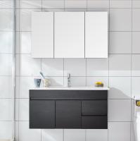 China Plasticity Solid Wood Bathroom Cabinets For Hotel Villa Apartment for sale