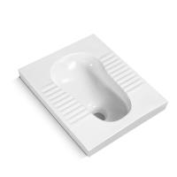 China White Squatting Water Closet Public  Sanitary Ware With Fender for sale
