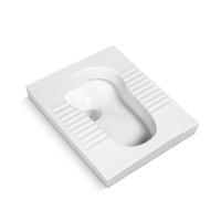 China Hygienic Ceramic Squat Pan Toilet Bowl Modern Design Eco Friendly Gravity Flushing 1 Year Warranty for sale