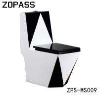 China Gold Red Siphonic One Piece Toilet for sale