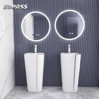 China P Trap S Trap Pedestal Sanitary Ware Basin Floor Standing Hand Wash for sale