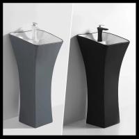 China Bathroom Pedestal Sanitary Ware Basin 12L Free Standing Wash Basin for sale
