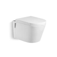 China One Piece Wall Hung Toilet Bowl Dual Flush 6L Ceramic WC Toilet White for sale