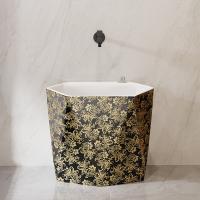 China 440*300*400mm Floor Mounted Mop Basin Single Hole For Floor Cleaning for sale
