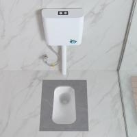 China Gravity Flushing WC Squatting Pan Hotel Eco Friendly Water Closet for sale