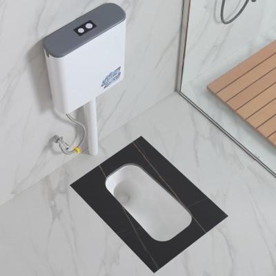 China Modern Sintered Stone Squatting WC Pan Easy To Clean Durable Sanitary for sale
