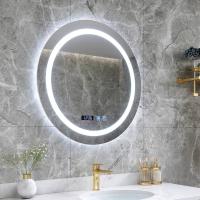China Round Anti Fog LED Bathroom Vanity Mirror Waterproof Touch Switch for sale
