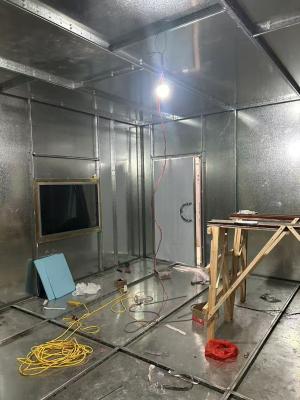 China RF Shielding Room with 100dB Shielding Effectiveness, Customizable Room Size, and RC Filter with 50 Ohm Impedance for EMI Protection for sale