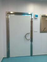 China 1.5 Tesla MRI Shielding Door with Barrier Free Screen Design and Electric Operation for MRI Rooms for sale