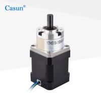 China NEMA 17 Ratio 27/1 Planetary Gear Reducer Geared Stepper Motor With Gearbox For Cnc Mechanical Arm for sale