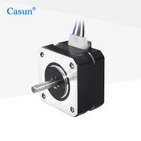 China Nema 17 Stepper Motor 90mN.m 1A 4-Lead 0.2kg for robot arm STM for sale