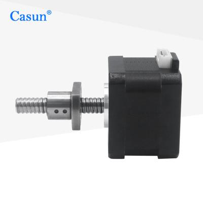 China 42*42*34mm NEMA 17 Ball Screw Linear Stepper Motor 2.52V 1.68A for sale
