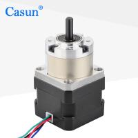 China 48mm NEMA 17 Geared Stepper Motor Casun Hybrid Stepper Motor for sale