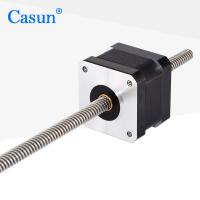China 0.4A 12V Casun Nema 17 Non Captive Stepper For CNC Machine ROHS for sale
