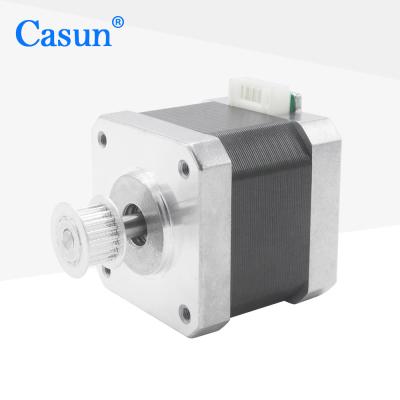 China 【42SHD0229】42x42x40mm NEMA 17 Hybrid Stepper Motor with gear 0.38Nm for XYZ axis 3D Printer for sale
