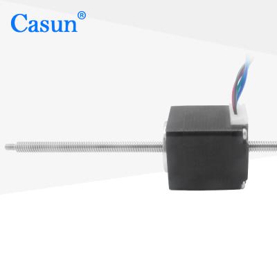 China 80mN.M Nema11 Non Captive Stepper Motor Through Screw Lead 8mm 0.8A 4.64V for sale