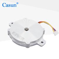 China 57mm Pancake Nema 23 Stepper Cctv Round 500V DC Stepper Motor for sale